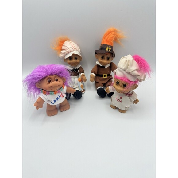 Russ | Toys | Vintage Russ Troll Dolls Lot Of 4 Trolls | Poshmark